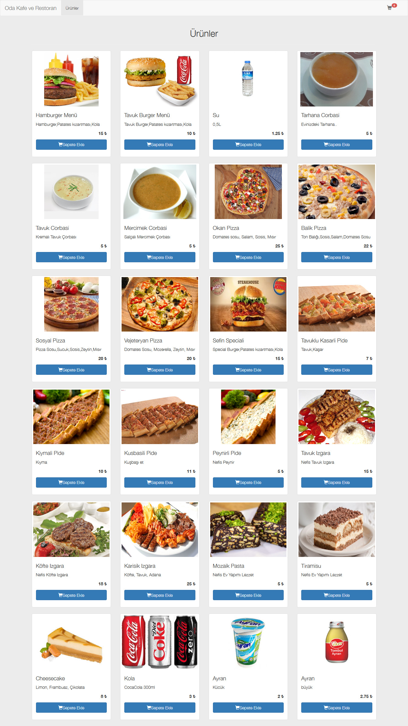 Github Gespox Restorauntcart Restoraunt Shopping Cart