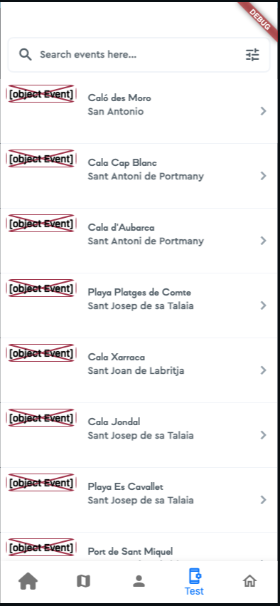ListView selective rendering of DB Documents and Error serializing doc errors on ListView ...
