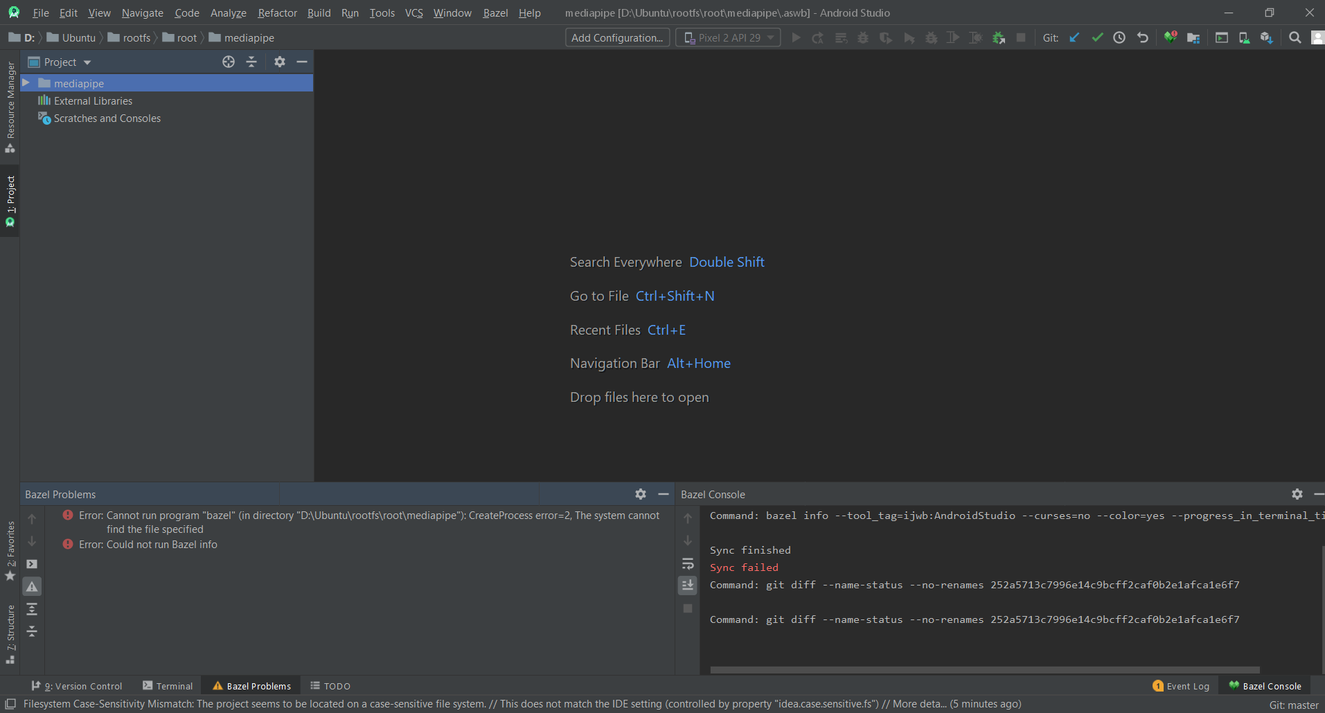Bazel sync failed · Issue #509 · google-ai-edge/mediapipe · GitHub