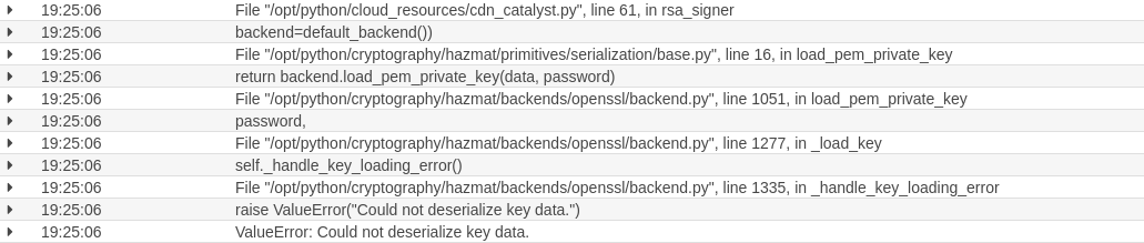Could Not Deserialize Key Data · Issue 4962 · Pycacryptography · Github
