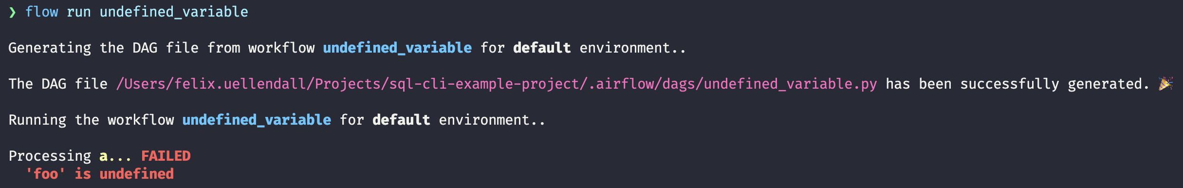 Improve Error Handling For Unknown Variables And Cycles In Workflows · Issue 1127 · Astronomer