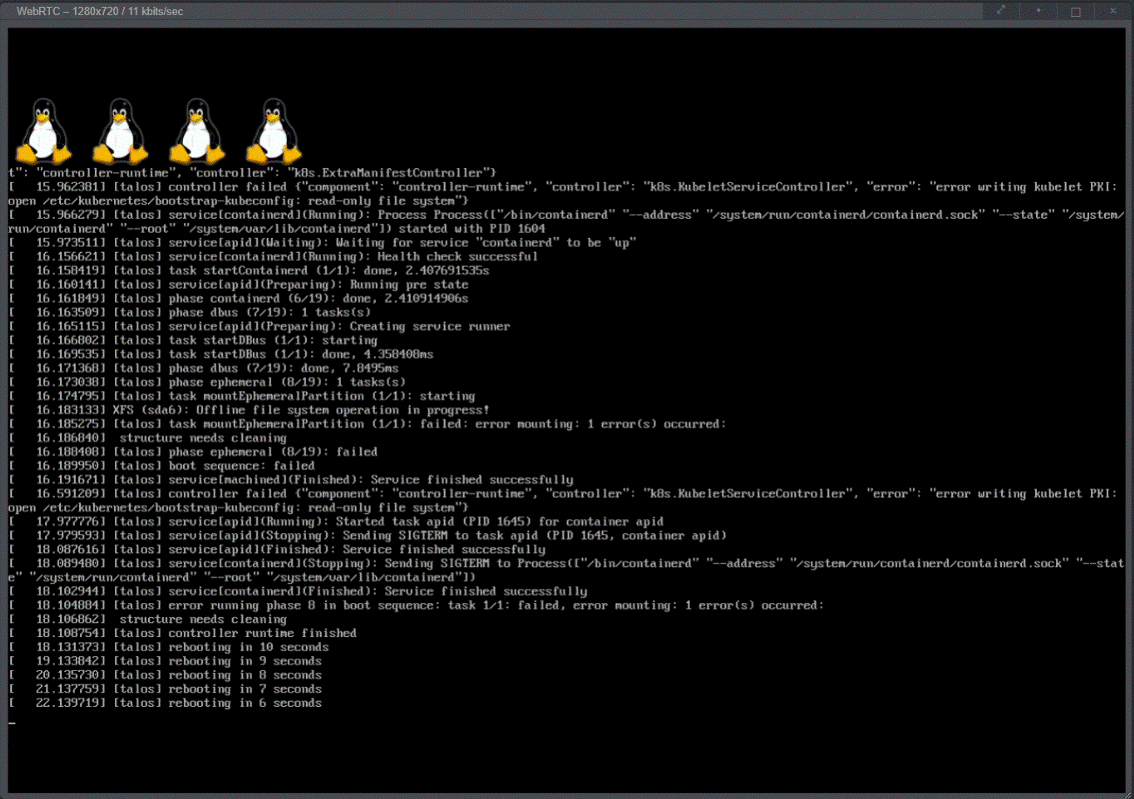 Mounting disks on Raspberry Pi ends in a reboot loop · Issue #5319 · siderolabs/talos · GitHub