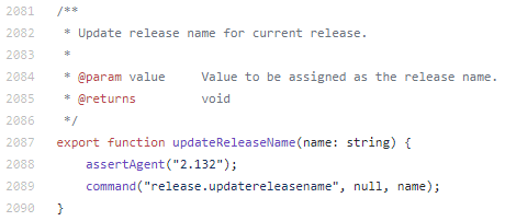Calls to updateReleaseName in Node results in error "Invalid Version: 2.132" · Issue #646 ...
