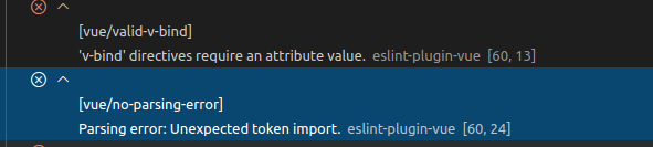 v-bind use dymaic import get errors · Issue #1246 · vuejs/eslint-plugin-vue · GitHub