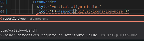 v-bind use dymaic import get errors · Issue #1246 · vuejs/eslint-plugin-vue · GitHub