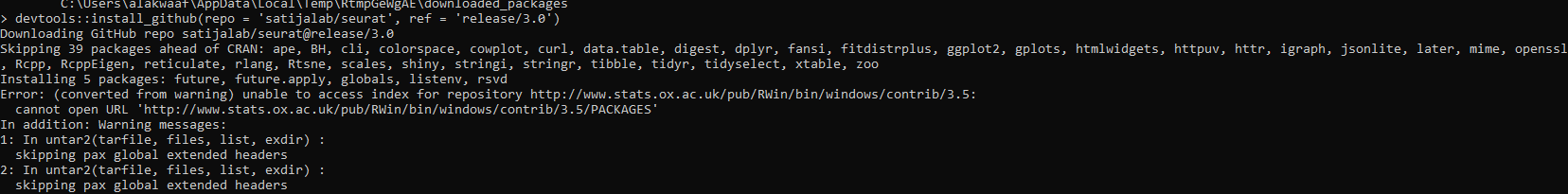 install version 3 in Anconda · Issue #1247 · satijalab/seurat · GitHub