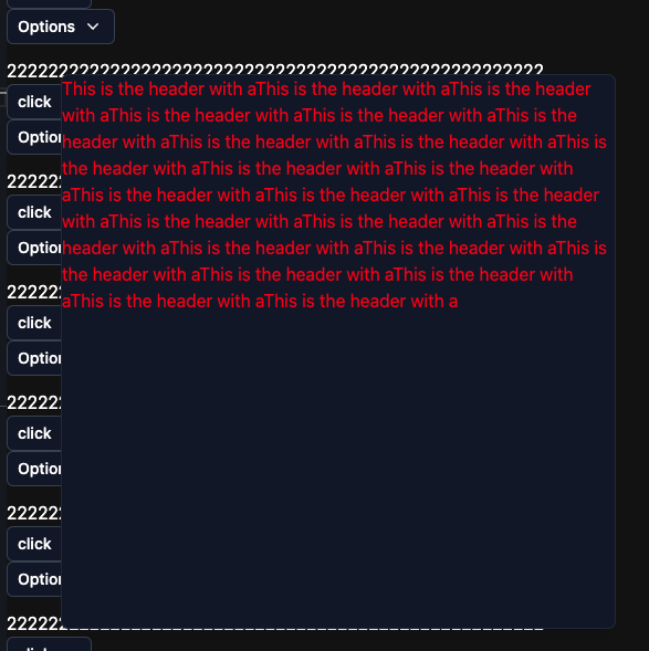 UDropdown and UPopover dropdown menu, dropdown will be obscured · Issue #368 · nuxt/ui · GitHub