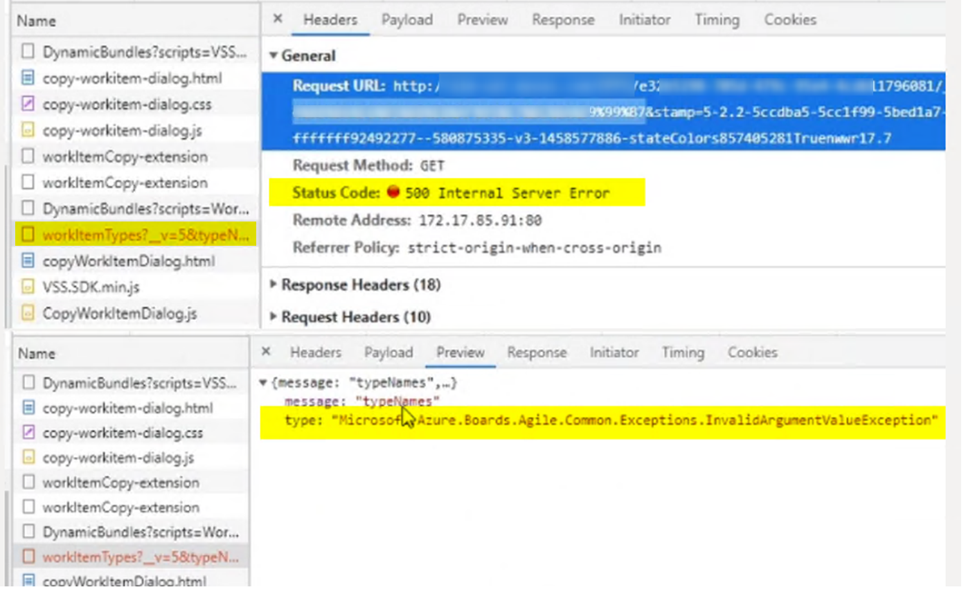 IWorkItemFormNavigationService.openNewWorkItem in another project ...