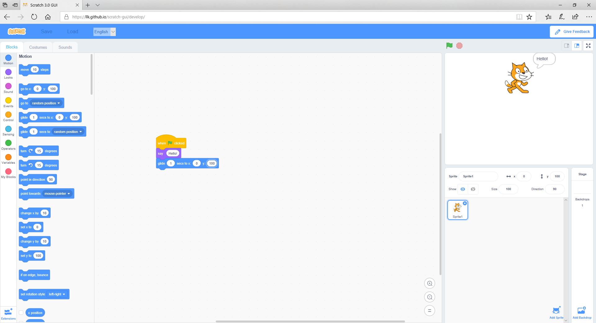 Windows 10, Edge, Fails to load stage · Issue #1269 · scratchfoundation ...