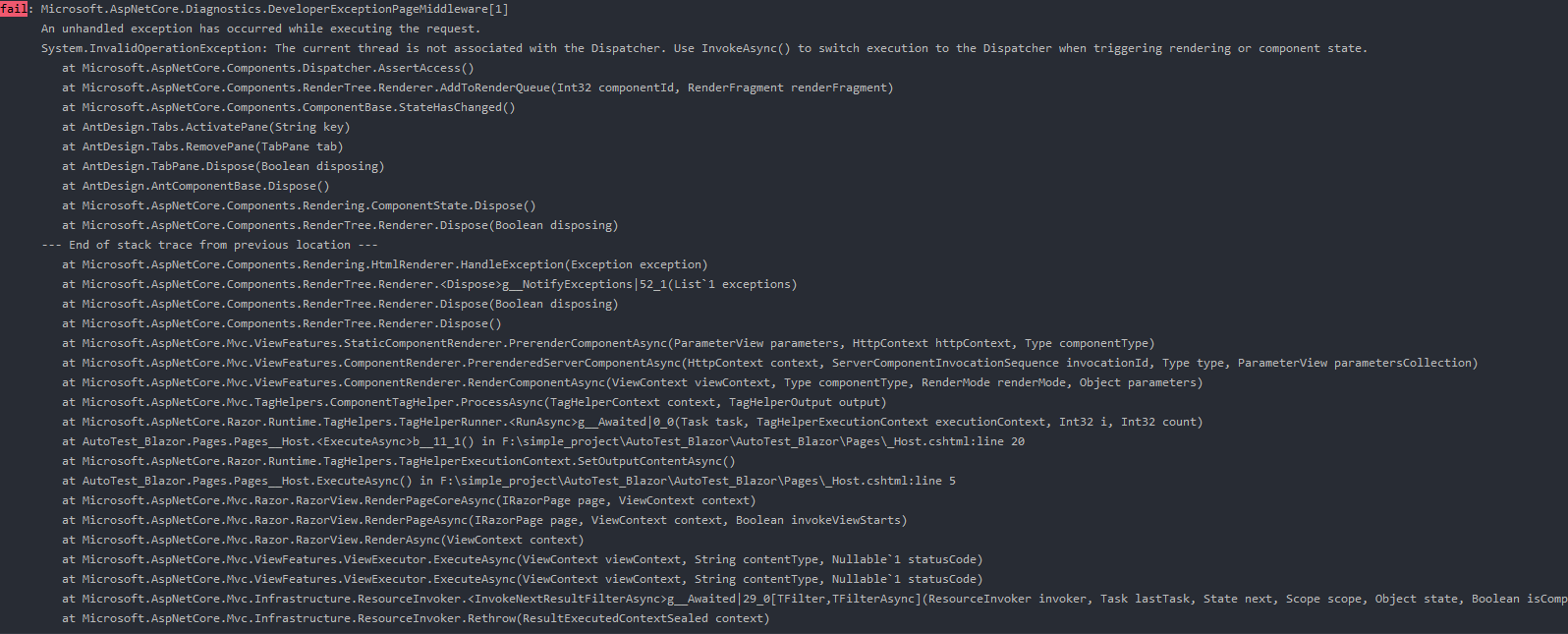 If you use more than 1 tabPane, you will get an error · Issue #2578 · ant-design-blazor/ant ...