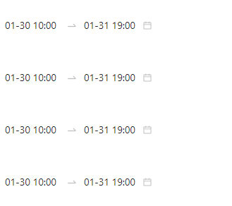 After setting the default time, RangePicker will pop up an error when you select the time ...