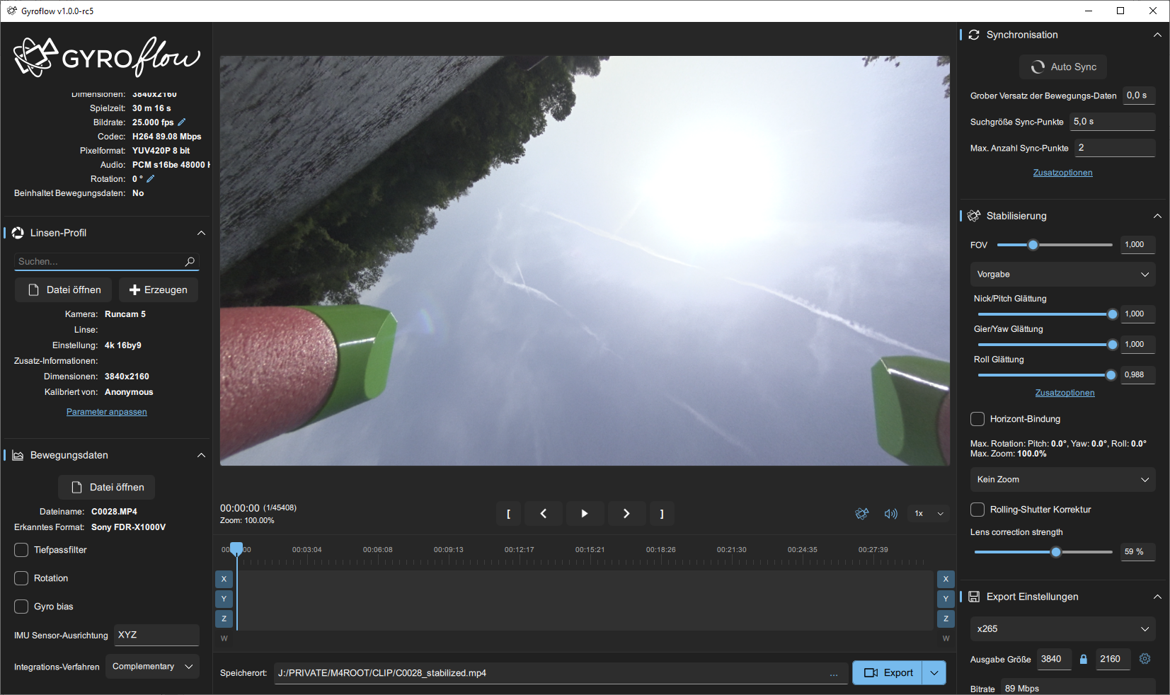 Gyrodata Sony FDR-X1000v · Issue #354 · gyroflow/gyroflow · GitHub