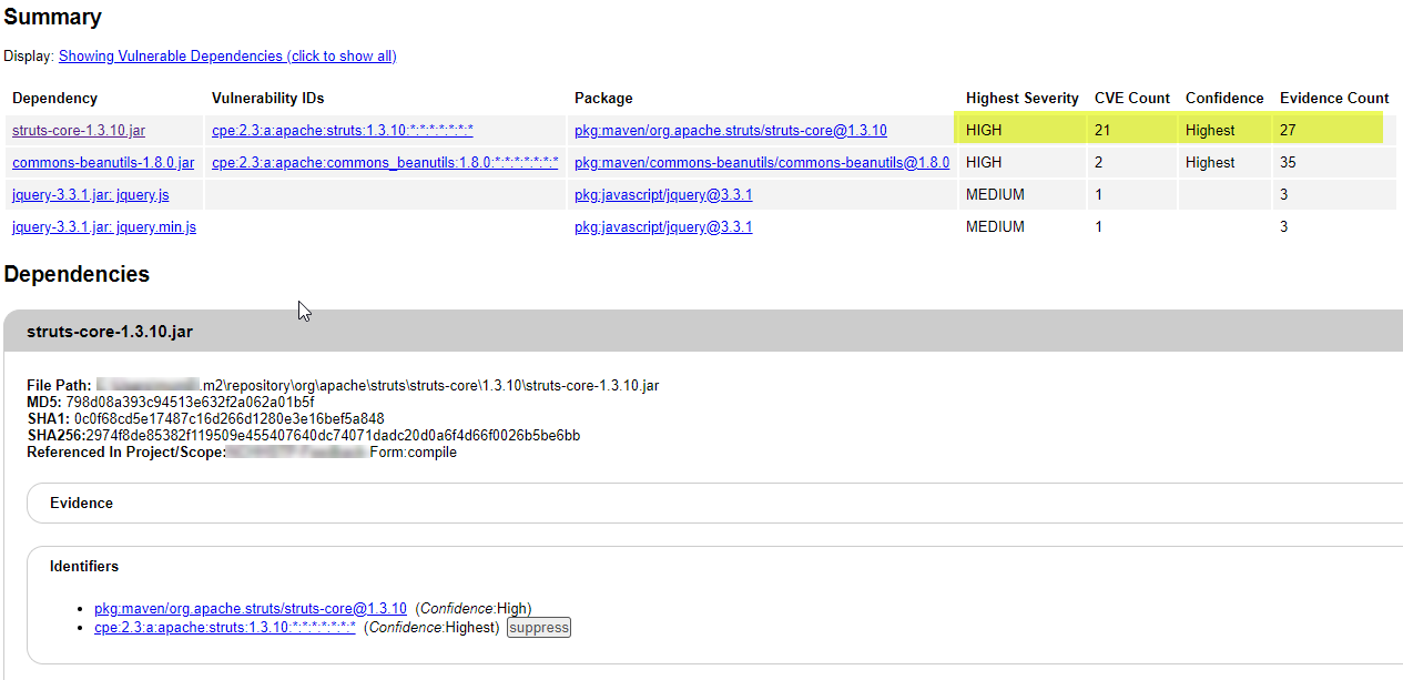 Generated BOM is not showing dependencies as potentially vulnerable · Issue #565 ...