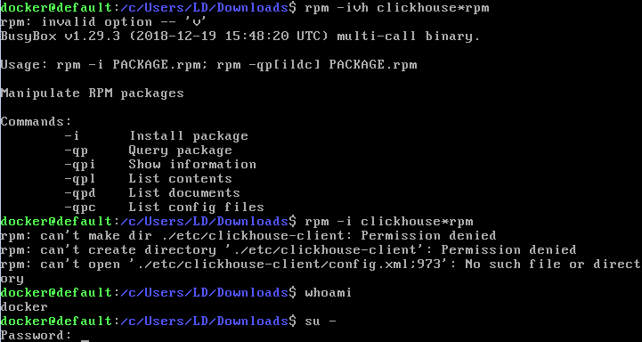 what is the best way of use clickhouse on windows 7 · Issue #17243 · ClickHouse/ClickHouse · GitHub
