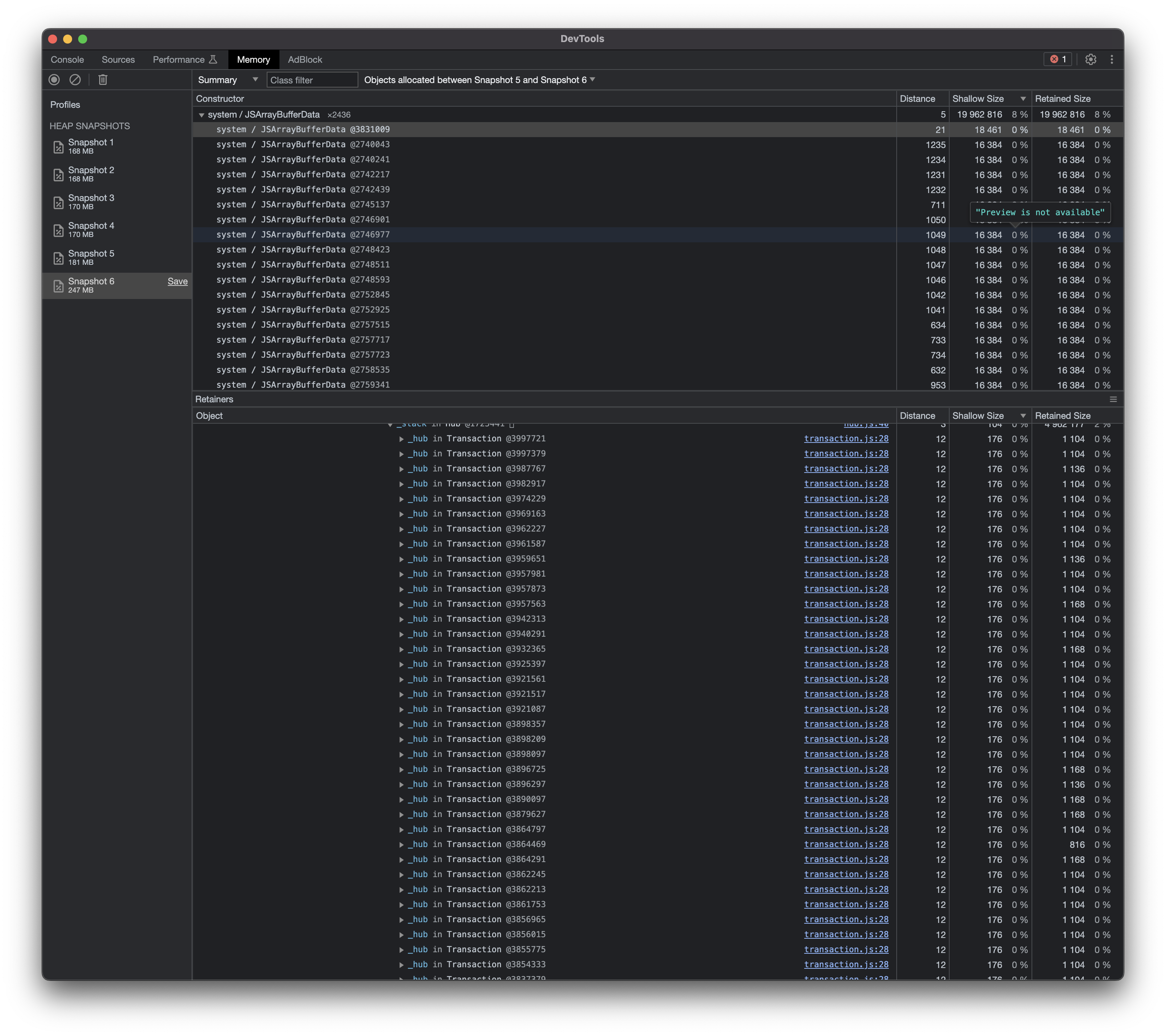 Version 7490 Seems To Be Leaking Memory · Issue 7982 · Getsentrysentry Javascript · Github