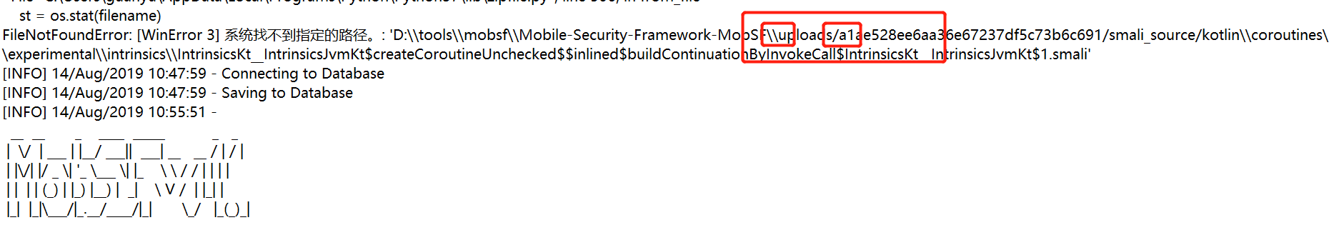 file path error in windows env · Issue #1066 · MobSF/Mobile-Security ...
