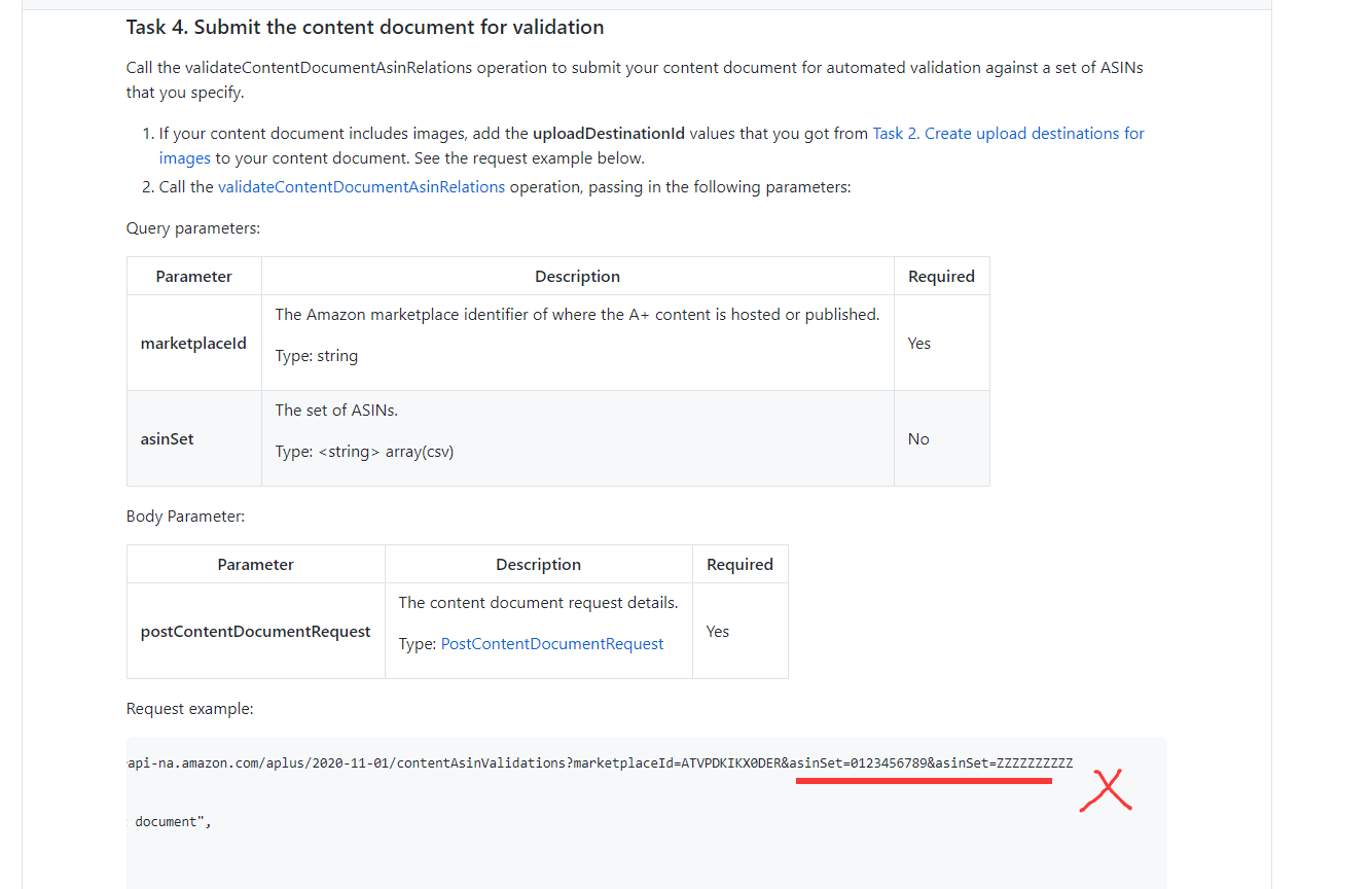 [BUG] Documentation · Issue #1450 · amzn/selling-partner-api-models · GitHub