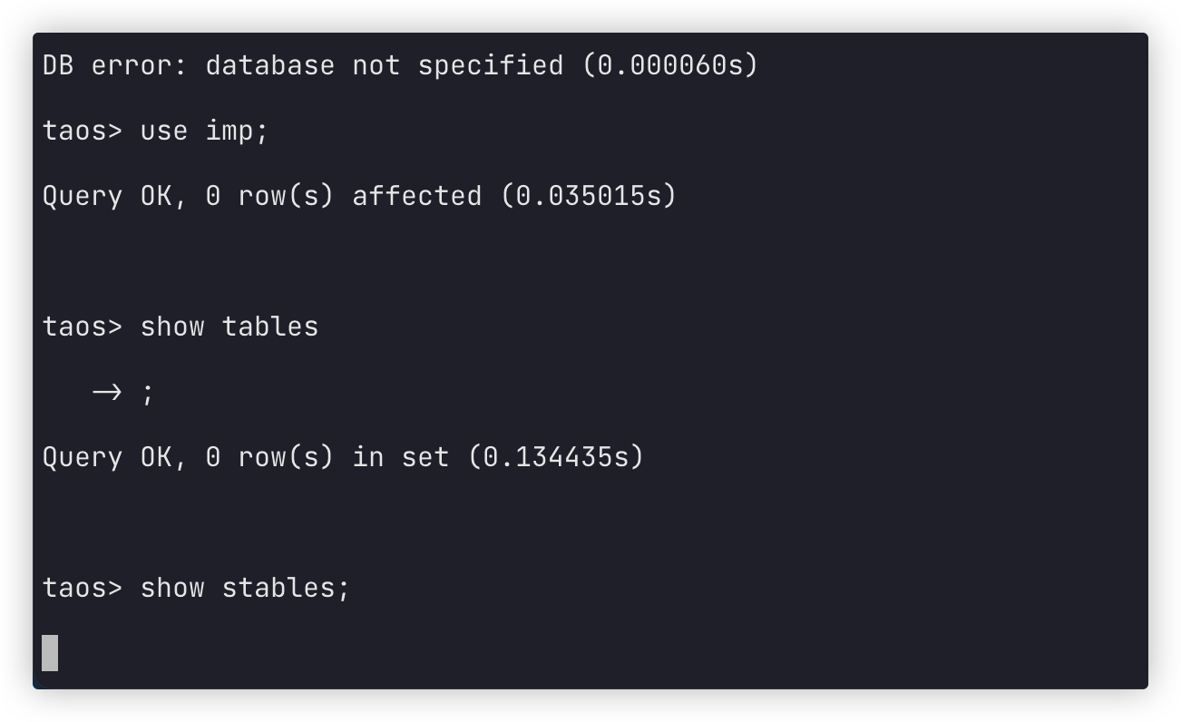 show stables执行卡主 · Issue #19329 · taosdata/TDengine · GitHub