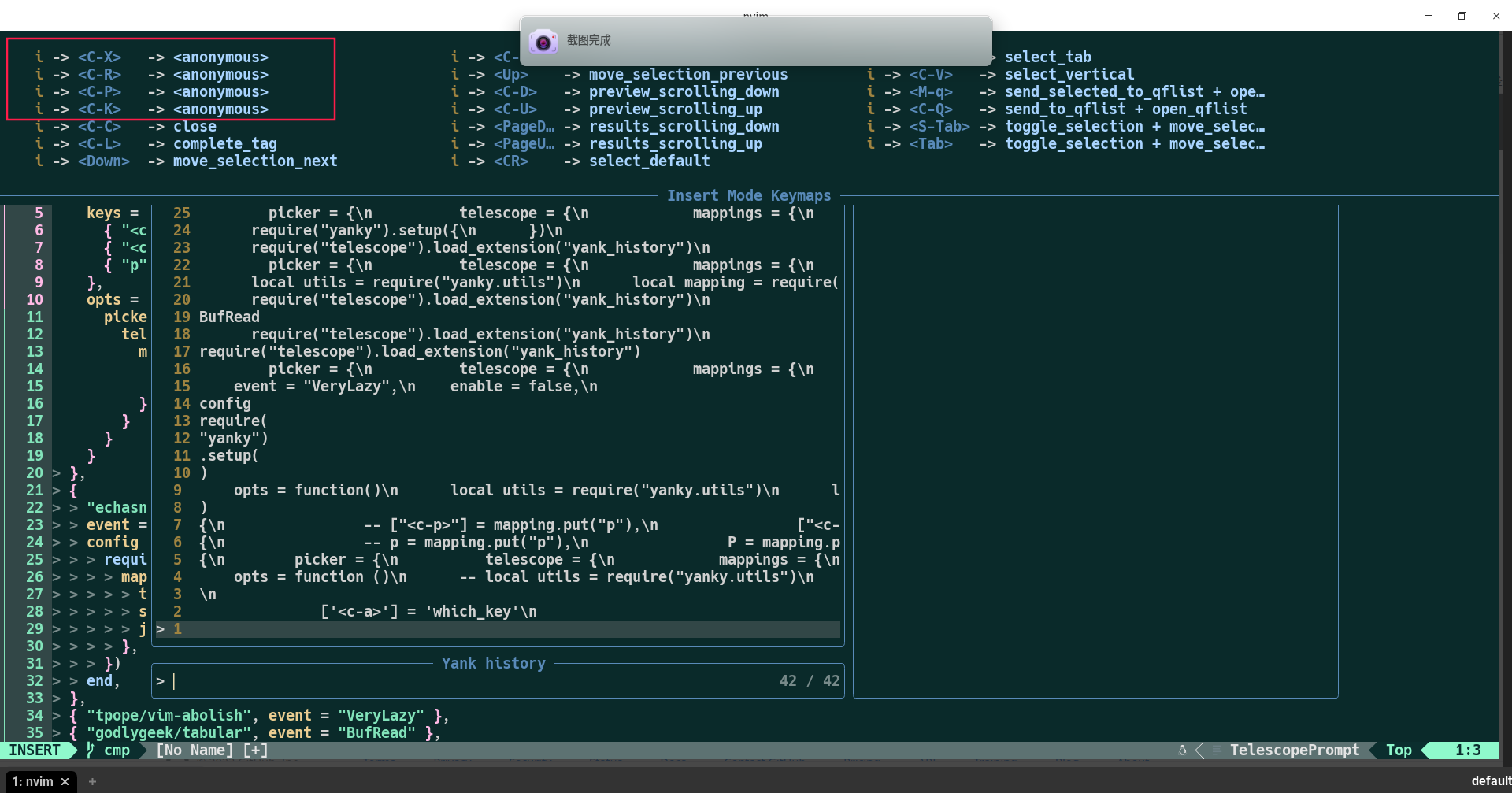 About telescope mappings · Issue #103 · gbprod/yanky.nvim · GitHub