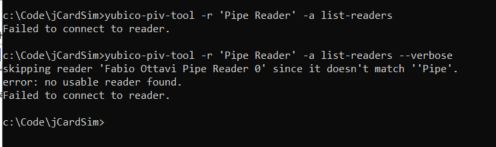Problem in Smart Card Simulator step 8 · Issue #1838 · OpenSC/OpenSC · GitHub