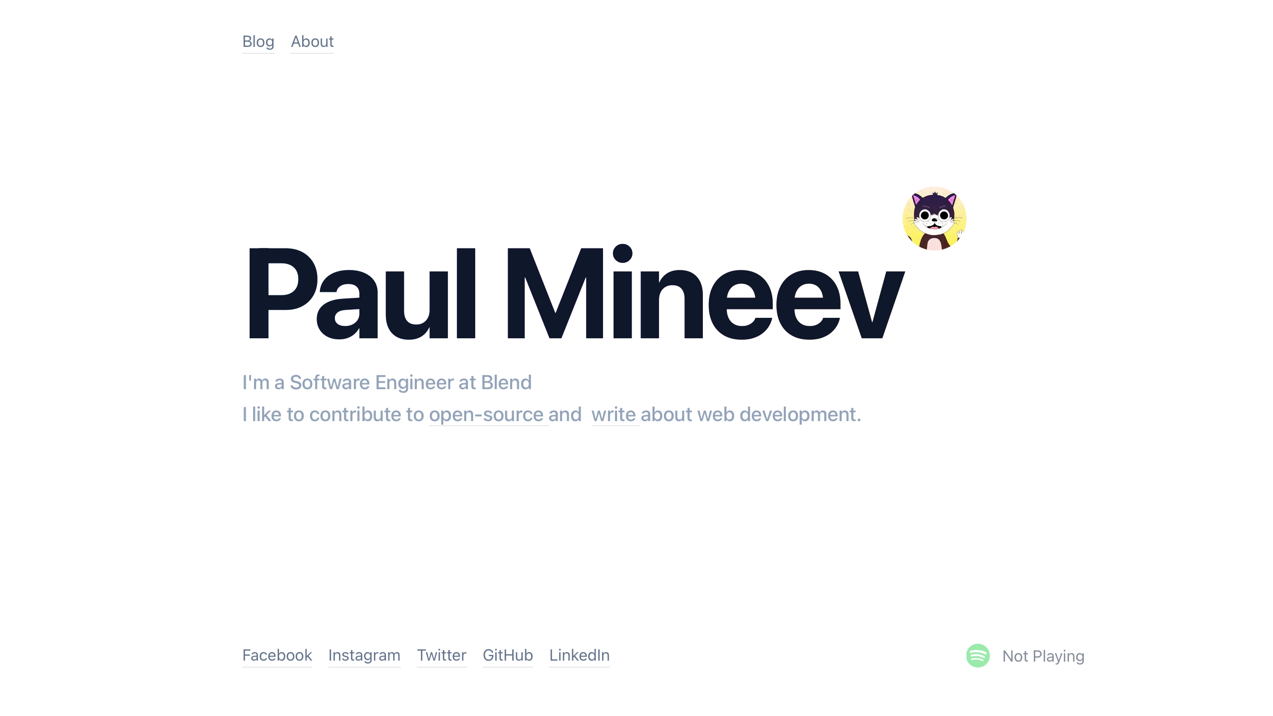 SHOWCASE: Paul Mineev · Issue #195 · withastro/astro.build · GitHub