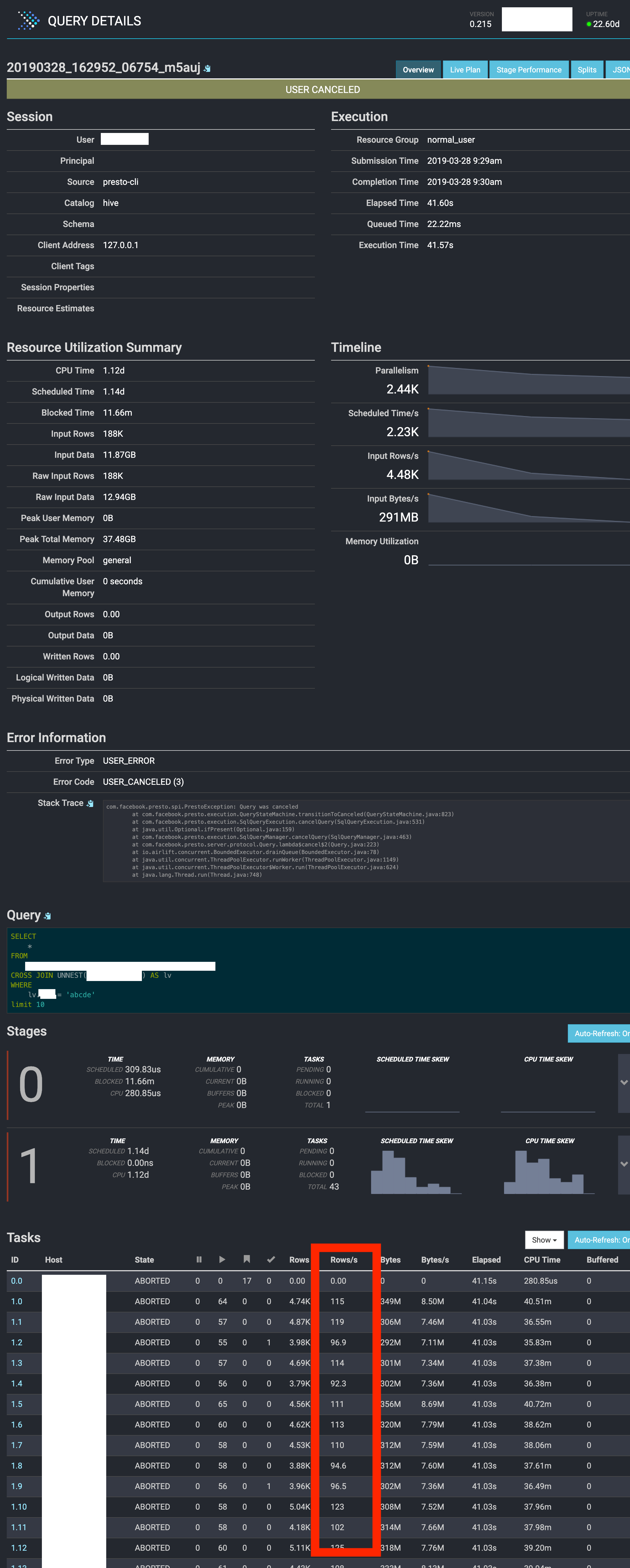 Performance issue on Unnest operator · Issue #563 · trinodb/trino · GitHub