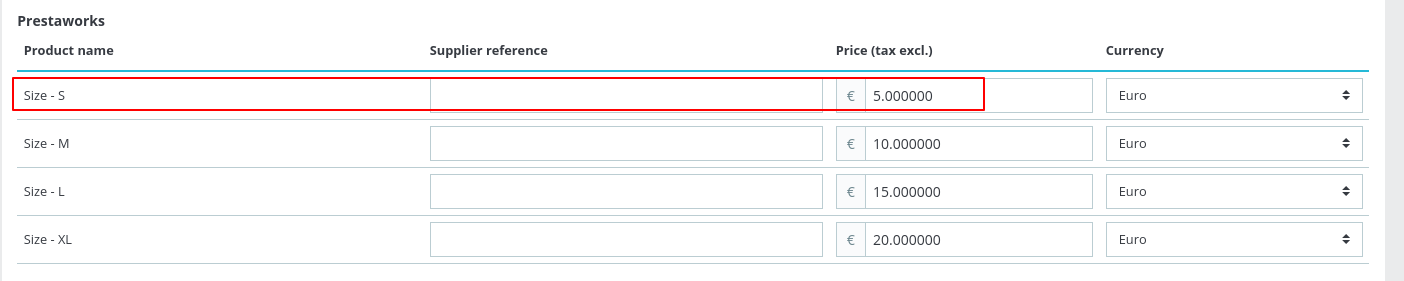 Suppliers Error When Adding New Combination Prestashopprestashopcorelocalizationexception 3926