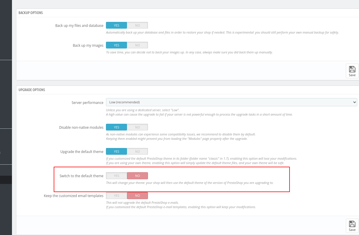 Error update version Multistore from PS1.6 · Issue #23652 · PrestaShop/PrestaShop · GitHub
