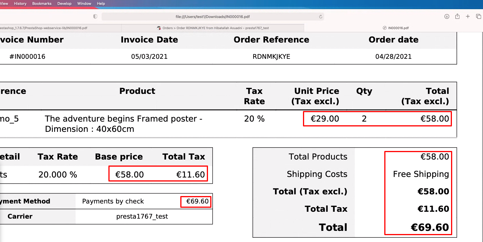 Currency sign too close from price on invoice · Issue #24316 · PrestaShop/PrestaShop · GitHub
