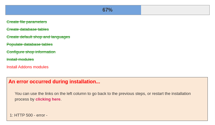Error on fresh Prestashop install · Issue #25191 · PrestaShop/PrestaShop · GitHub