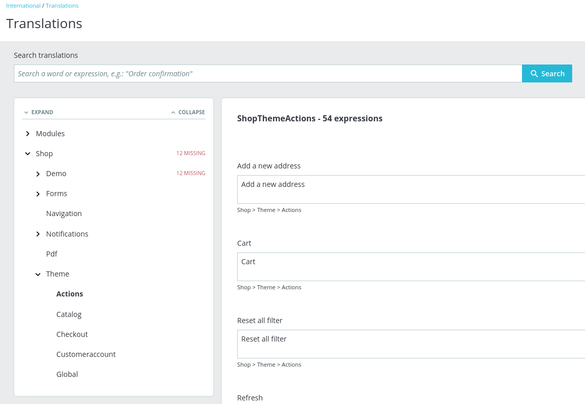 Can´t translate custom or classic theme 1.7.6.8 · Issue #25500 · PrestaShop/PrestaShop · GitHub