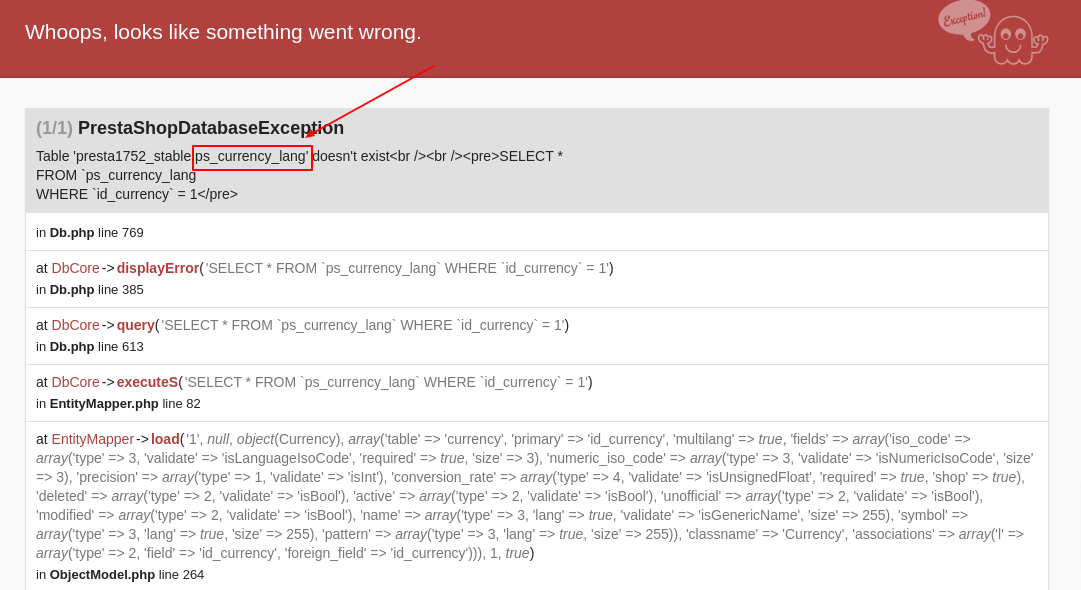 Upgrade failed with error: Cache key must be string, "NULL" given · Issue #25671 · PrestaShop ...