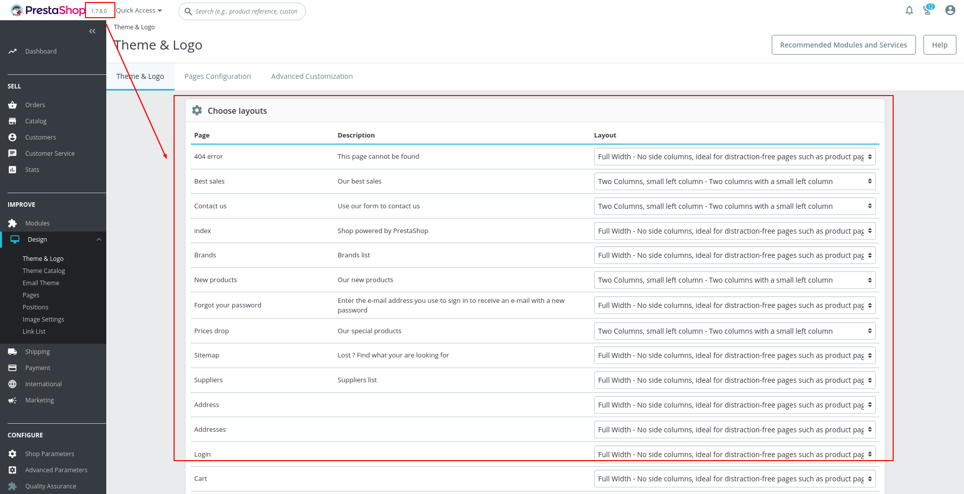 Error 500 on "Choose layout" page · Issue #26330 · PrestaShop ...