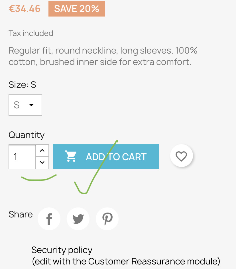 [FO] Quantity touchspin can break and buttons are too small · Issue #26641 · PrestaShop ...