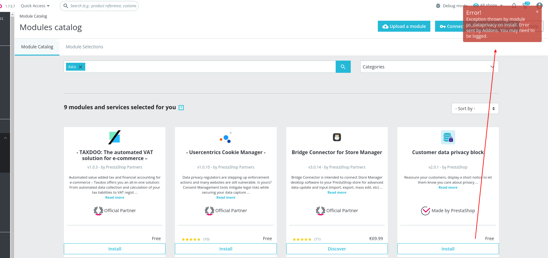 Unable to uninstall native module ps_dataprivacy · Issue #26869 · PrestaShop/PrestaShop · GitHub