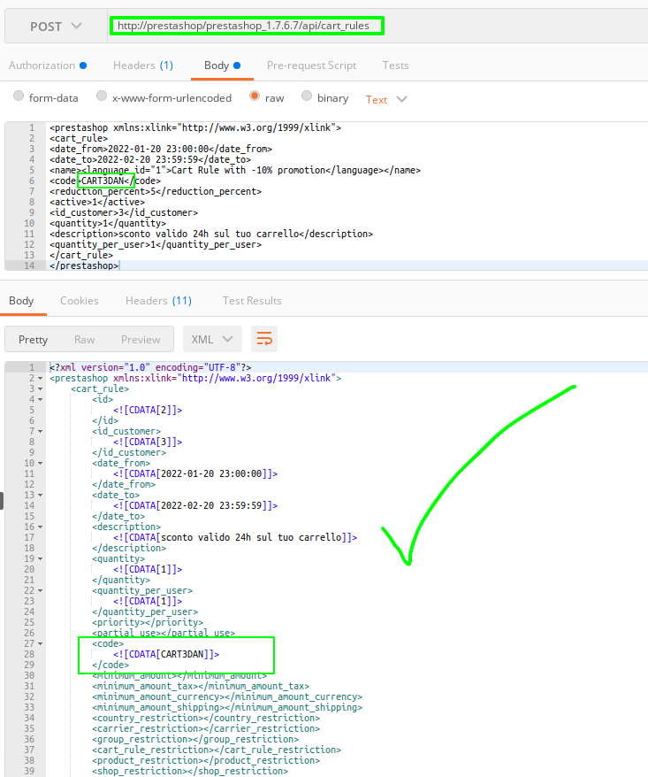 Webservice API error Undefined offset when enabling multilanguage ...