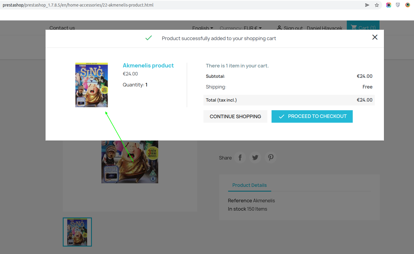 1.7.8.5 - The product does not appear in the shopping cart. · Issue #28213 · PrestaShop ...
