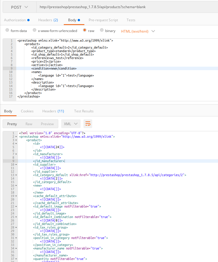 unable to create product using webservice · Issue #28489 · PrestaShop/PrestaShop · GitHub