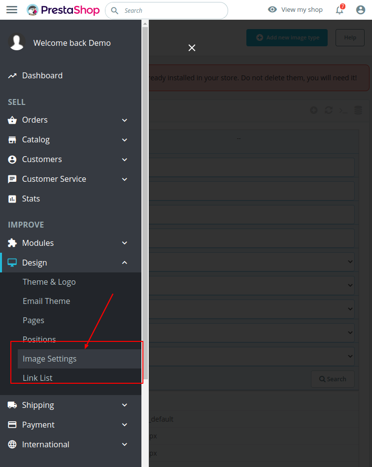 [Responsive - BO] Bad display of active menu item in Legacy pages · Issue #28863 · PrestaShop ...