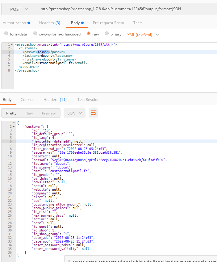 An unexpected error occurred when you try to modify any customer information after import by ...