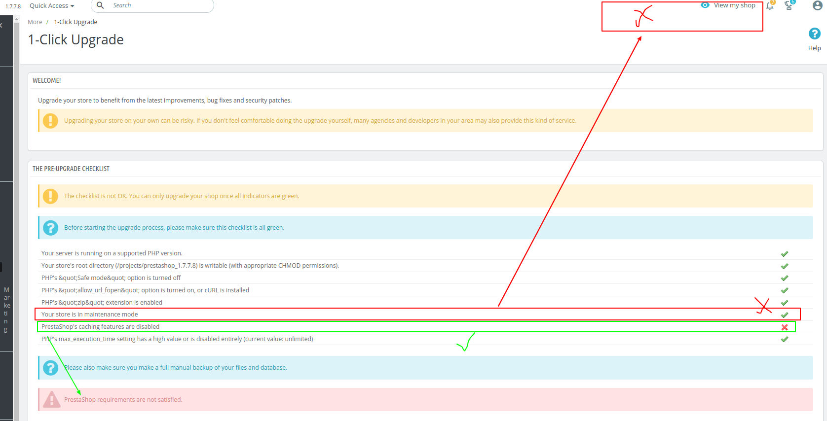 BO>Auto-upgrade shows that maintenance mode is enabled while it's not · Issue #29758 ...