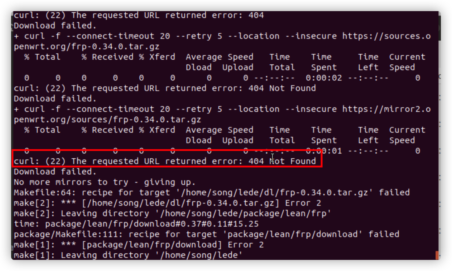 frp 0.34.0下载地址404 · Issue #5512 · coolsnowwolf/lede · GitHub
