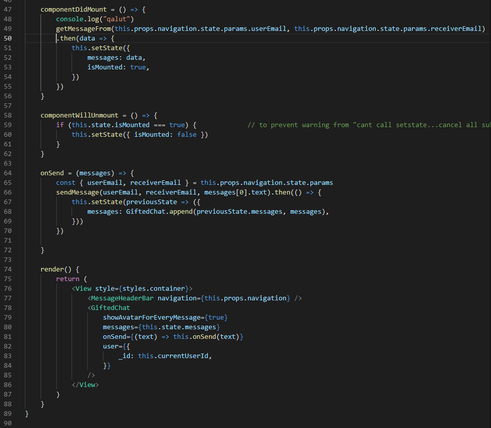 message that user sent appear as grey message when reload the app · Issue #1117 · FaridSafi ...