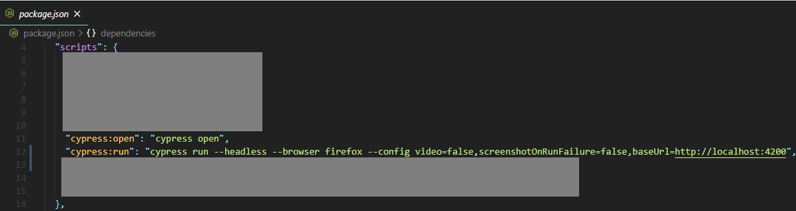 Error: Cannot find module (When running cypress in pre push + Visual ...