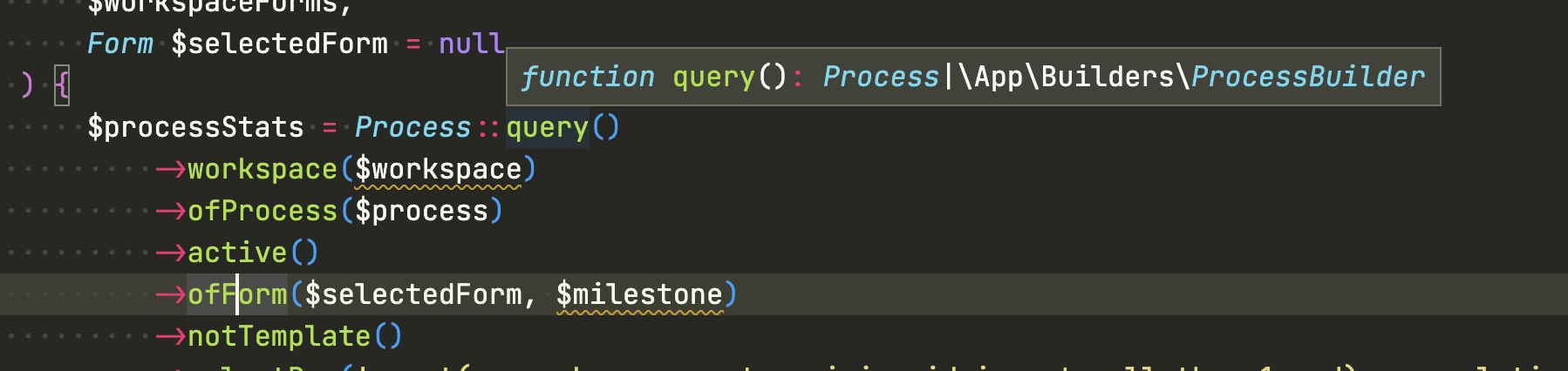 Issue detecting method's origin from a chained of methods · Issue #209 · DEVSENSE/phptools-docs ...
