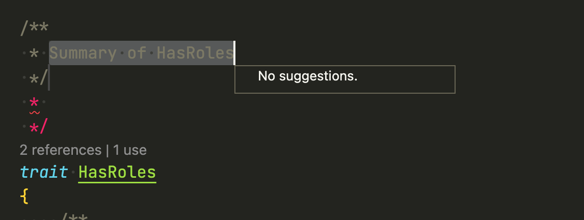 Cancel insertion of docblock "snippet" when pressing more keys after expand · Issue #243 ...