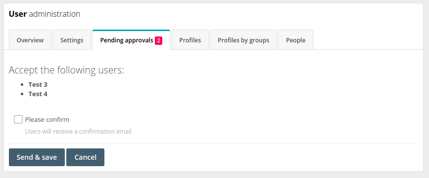 Pending approval page: add grouped actions and custom columns · Issue #5471 · humhub/humhub · GitHub
