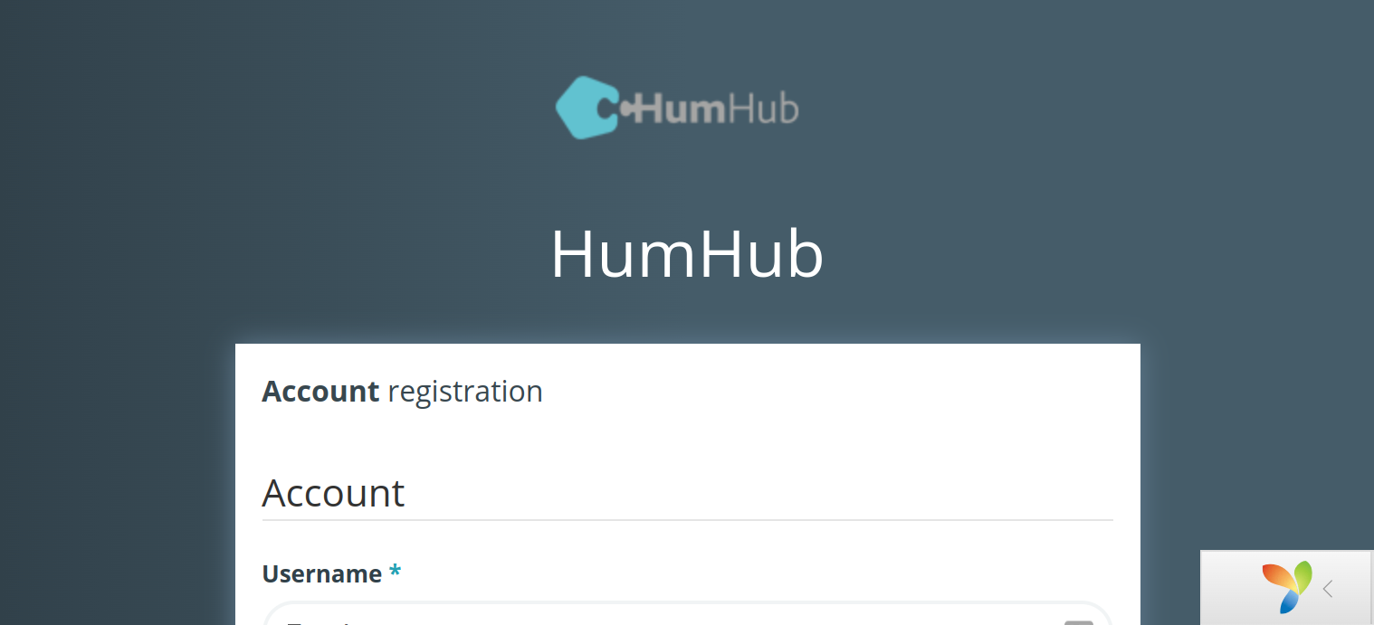 Add the logo image to the registration page · Issue #5686 · humhub/humhub · GitHub