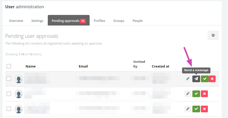 Pending Approvals Possibility To Send A Message · Issue 6335 · Humhubhumhub · Github 