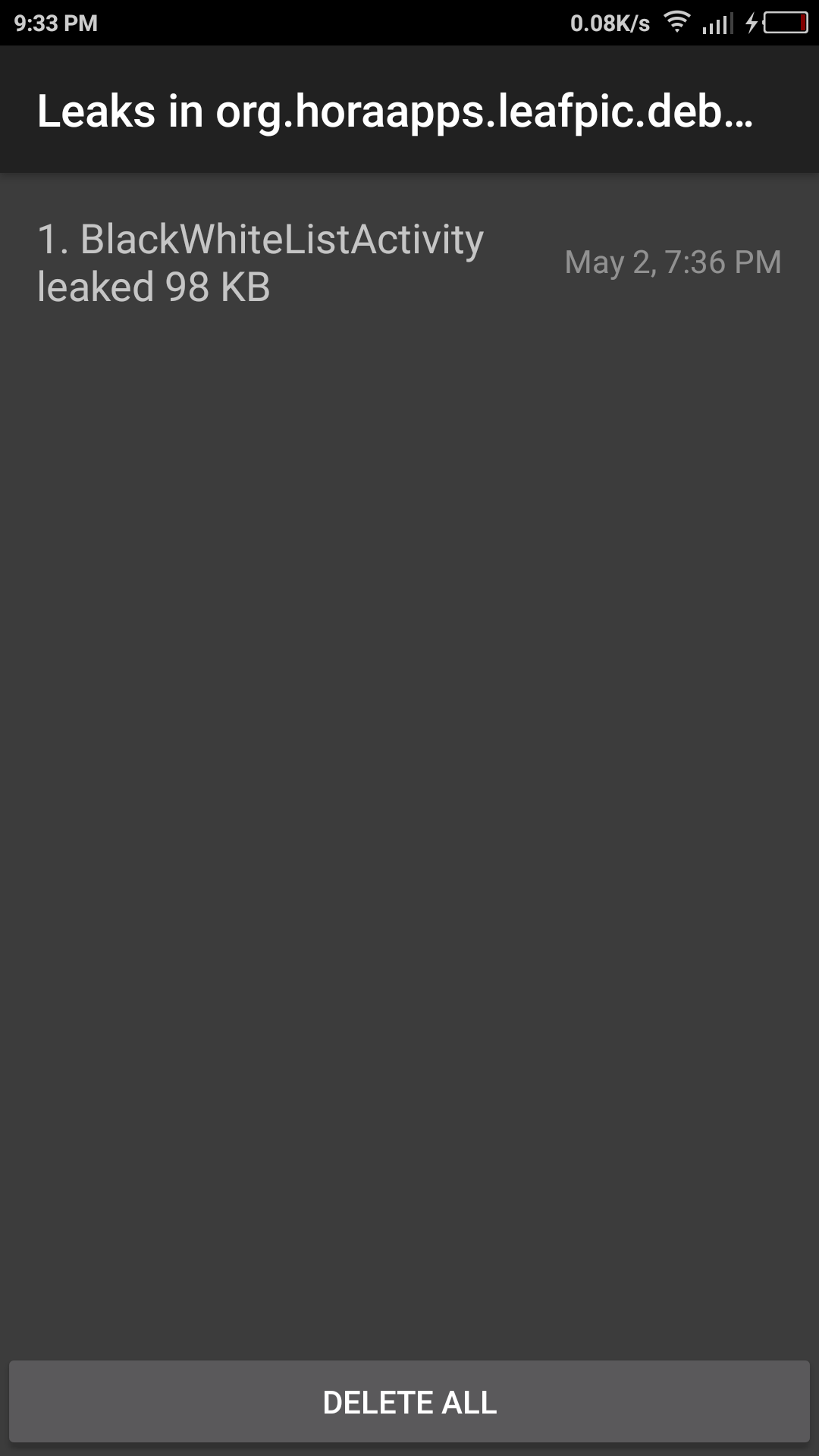 Memory Leak · Issue #557 · UnevenSoftware/LeafPic · GitHub